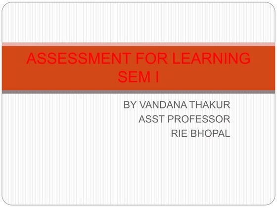 Tools of assessment | PDF
