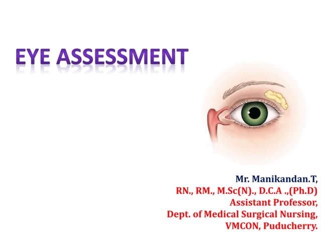 Nursing assessment and assessment of eye | PDF