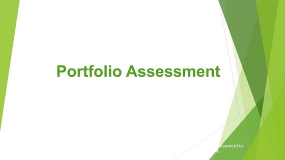 Chapter-5-Portfolio-Assessment-Methods (1).pptx | Educational ...