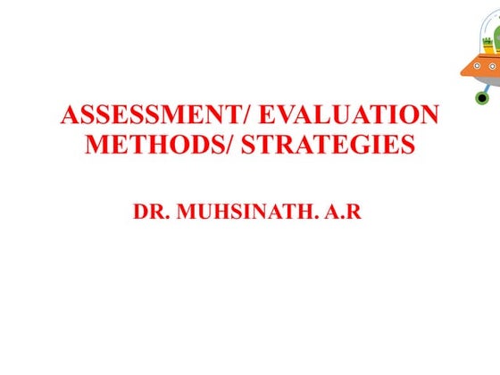 Assessment and Evaluation | PPTX