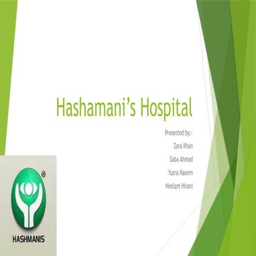 Assessment report on Leadership of Hashmani Hospital | PPTX