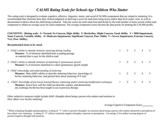 Assessment stuttering predictioninstrument | PDF