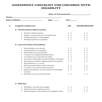 Assessment checklist-for-children-with-disability | DOCX