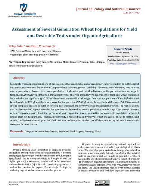 SEED SCIENCE & TECHNOLOGY - DUS TEST.pdf | Agriculture | Industries