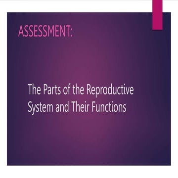Assessment-Science 5-The Parts of the Reproductive System.pptx ...