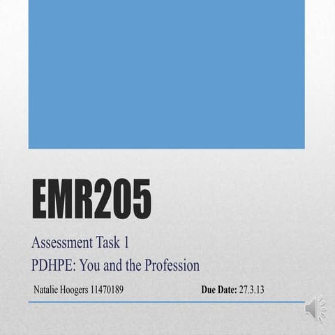 EMR Assessment | PPT
