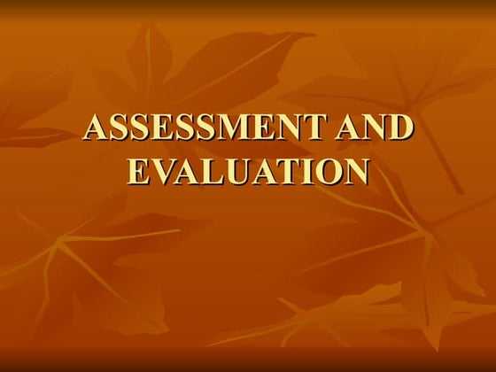 Process and product performane-based assessment | PPTX | Educational ...