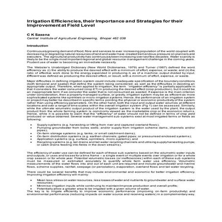 Week 4_3: Assessment and improvement of irrigation efficiencies | DOCX