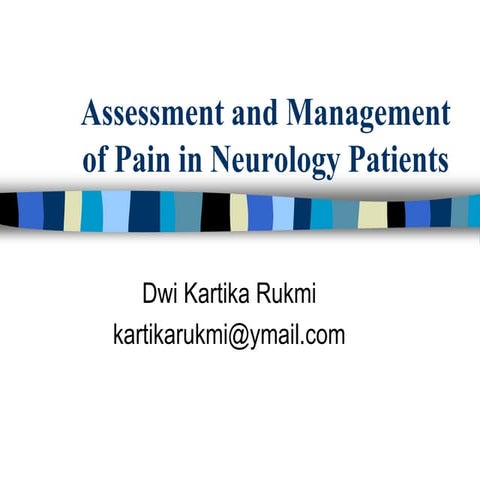 Assessment and management of pain | PPTX