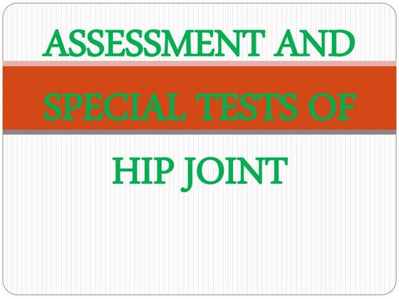 Special Tests Of Knee Joint | PPT