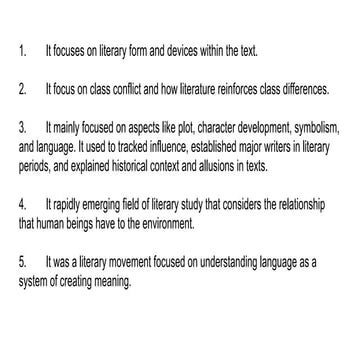 Review of Critical Literary View and Theories.pptx