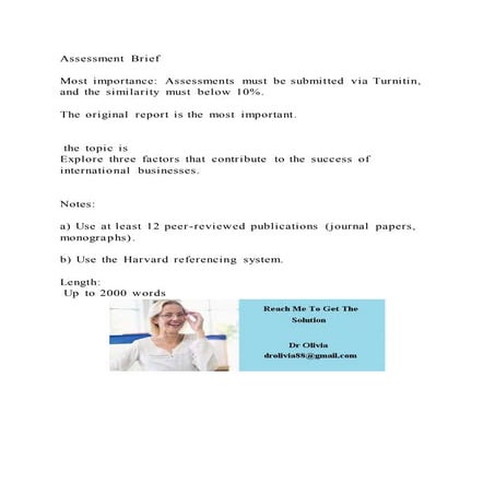 Assessment BriefMost importance Assessments must be submitted v | DOCX