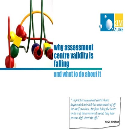 Assessment Centre | PPTX