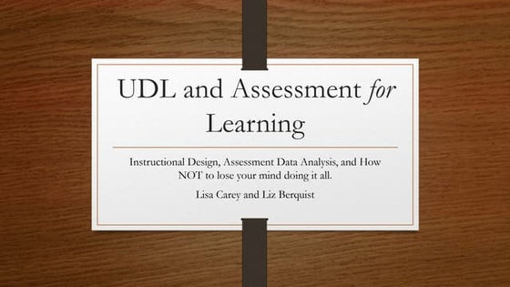 UDL rounds | PDF