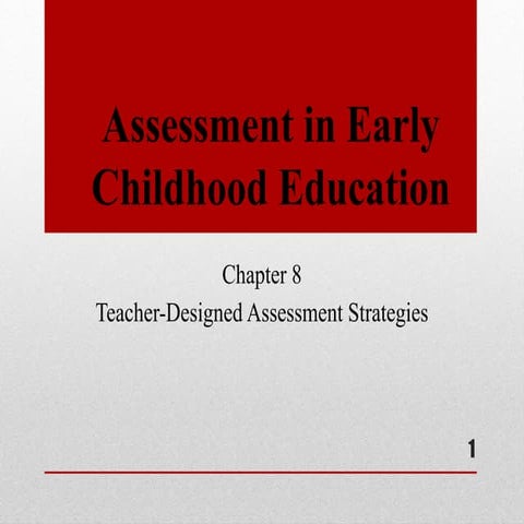 Assessment in Early childhood education.pptx