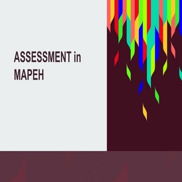 ASSESSMENT in MAPEH ASSESSMENT in MAPEH.pptx