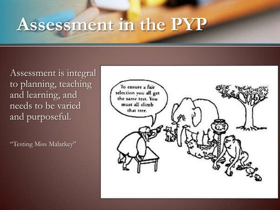 PYP ASSESSMENTS | PPT