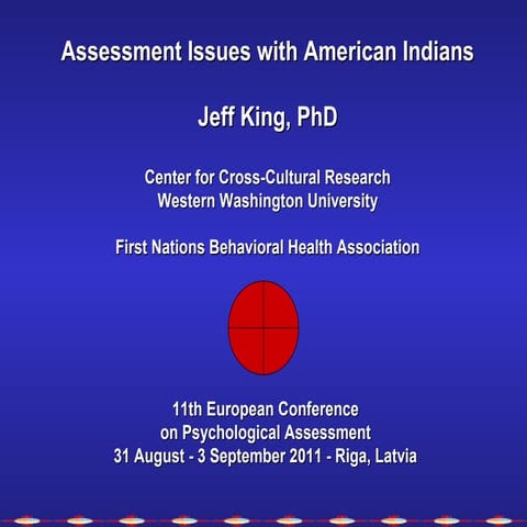Assessment Issues with American Indians | PPT | Science