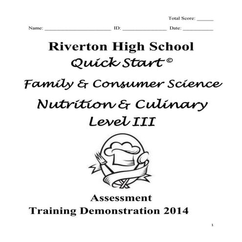 Nutritional Assessment