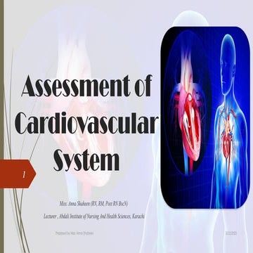 Assessment of Cardiovascular System by health system.pptx