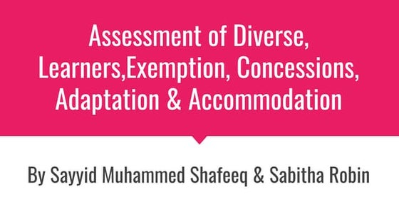 ACCOMMODATION AND MODIFICATION IN THE K-12 CURRICULUM | PPT