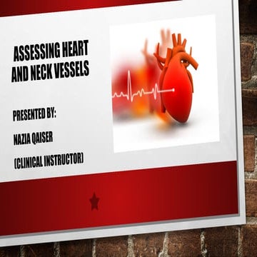 Assessment of Heart complete pptx presentation | PPTX