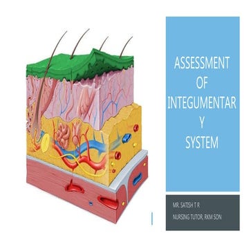 Clinical Assessment of integumentary system | PPT