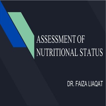 Nutritional Assessment