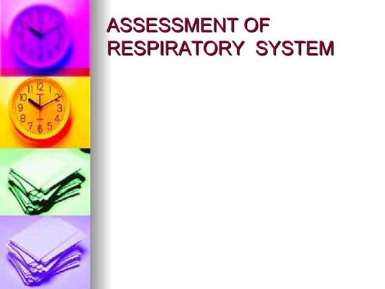 Respiratory assessment in adults | PPT