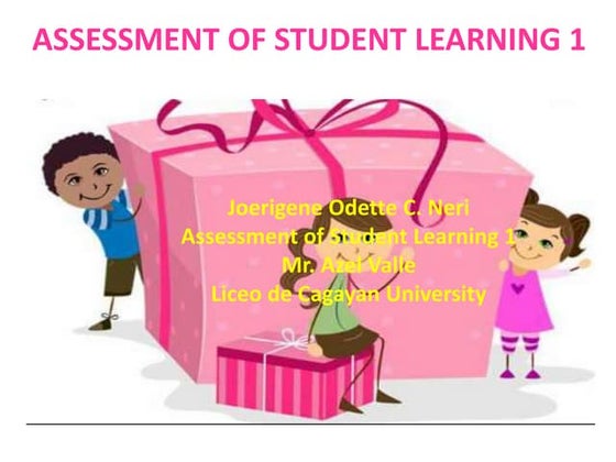 Assessing student learning outcomes | PPT