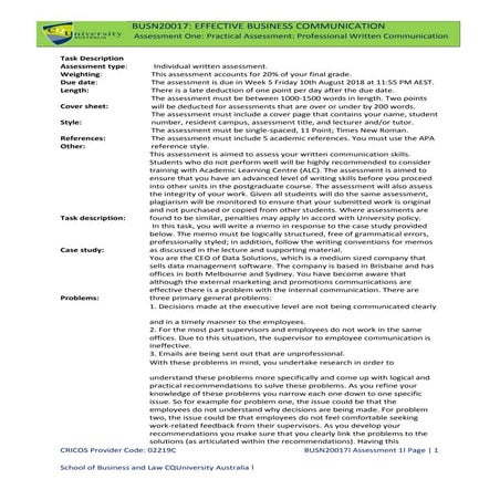 EFFECTIVE BUSINESS COMMUNICATION | PDF