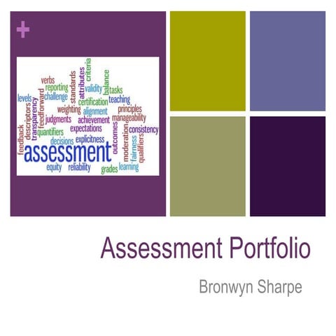 Assessment portfolio year 3S | PPT
