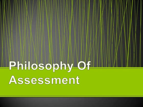 ASSESSMENT, formative assessment in the classroom | PPT