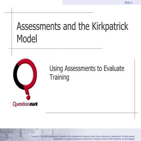 Assessments_and_Kirkpatrick_Model.ppt