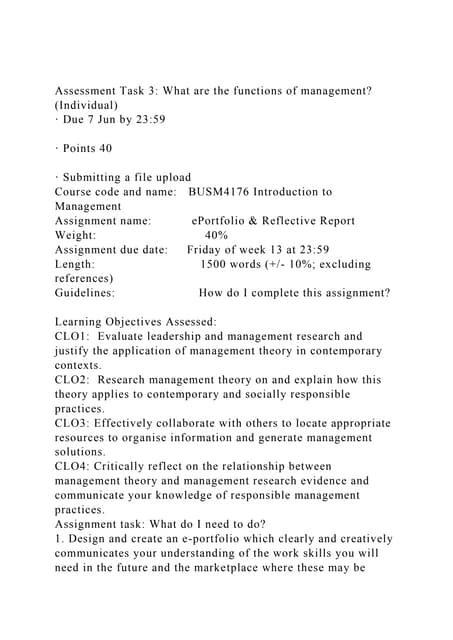Please see the Assessment 3 Rubric for a detailed explanation of t.docx