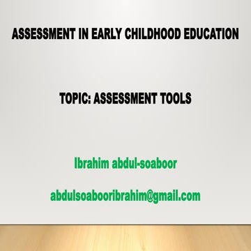 Assessment Tools in Early Childhood Education.pptx