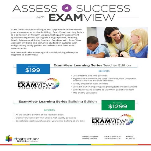 Exam view assessment suite | PDF