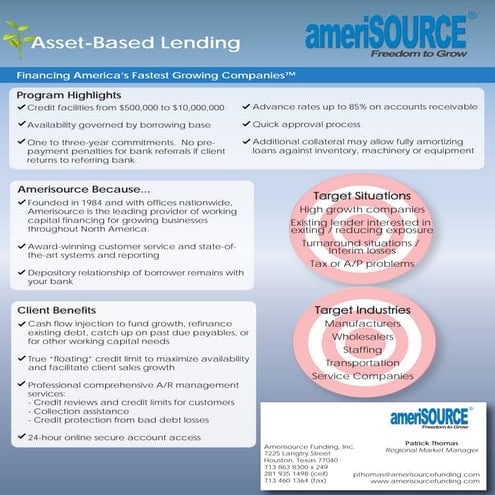 Asset based lending targets | PDF