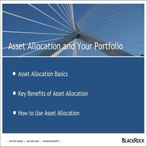 Asset Allocation And Your Portfolio | PPT