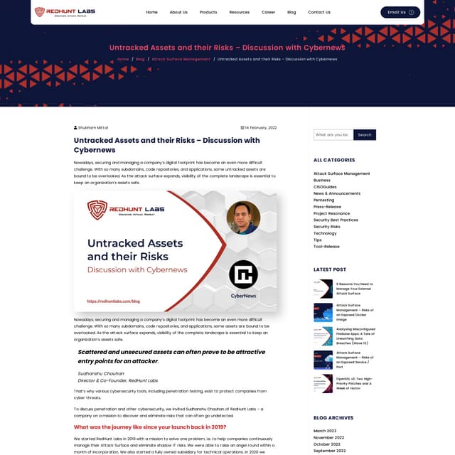 Asset Discovery In India Redhunt Labs Pdf