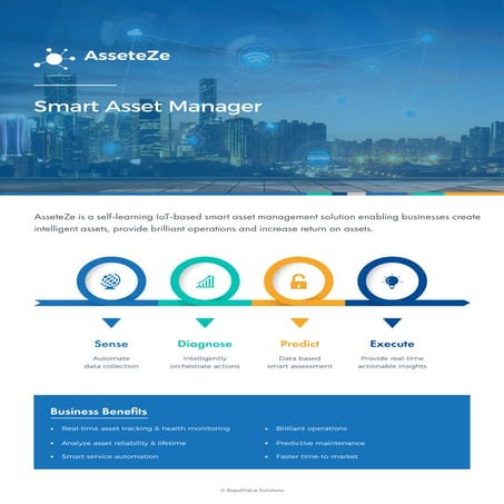 AsseteZe - Smart Asset Manager - Brochure by RapidValue | PDF