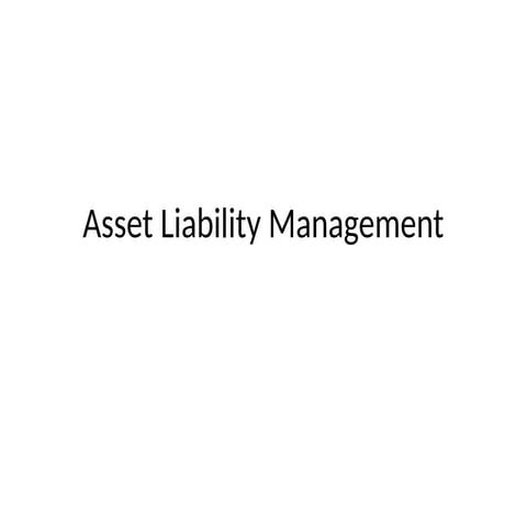 Asset Liability pptx important for exam | PPT