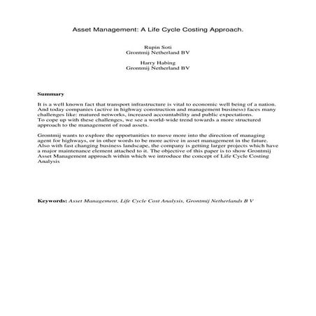 Assetmanagement | PDF