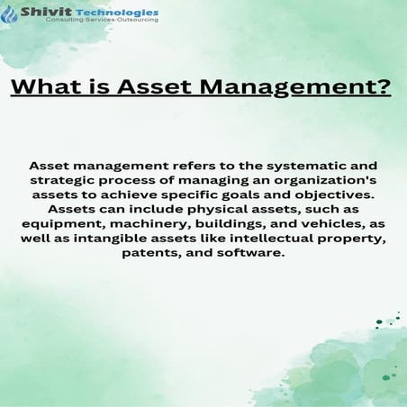 Asset Management Software - Infographic | PDF