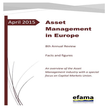 Asset management report 2015 | PDF | Mutual Funds | Personal Investing