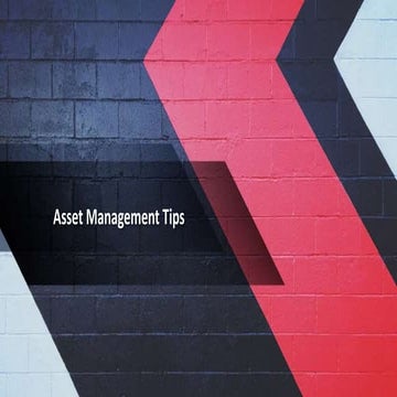 Asset Management Tips | PPTX