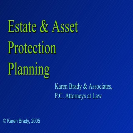 Asset Protection Planning | PPT
