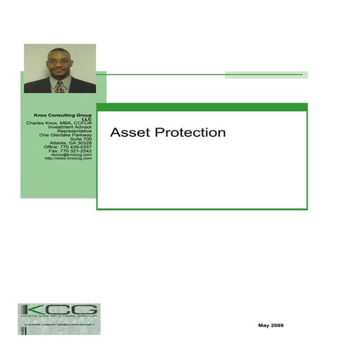 Asset Protection Presentation | PDF