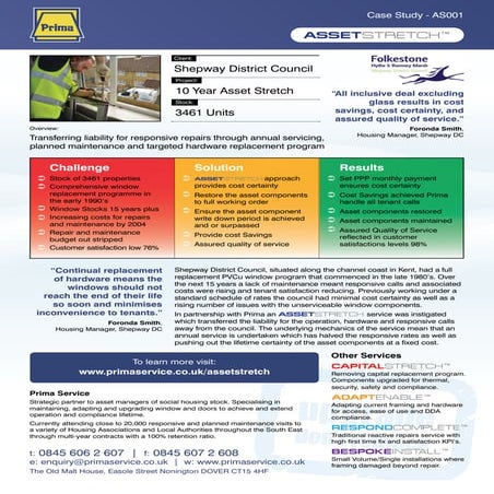 Asset Stretch case study - Shepway DC | PDF