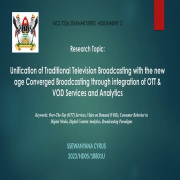 Technology used in Ott data analysis project | PPTX